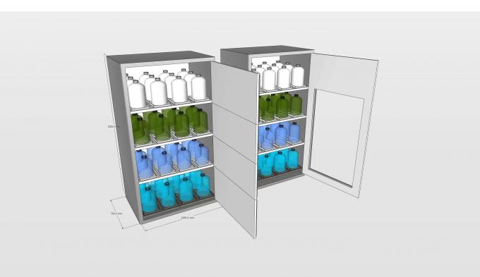Dangerous Chemical Storage Rfid Vending Machine With Inventory ...